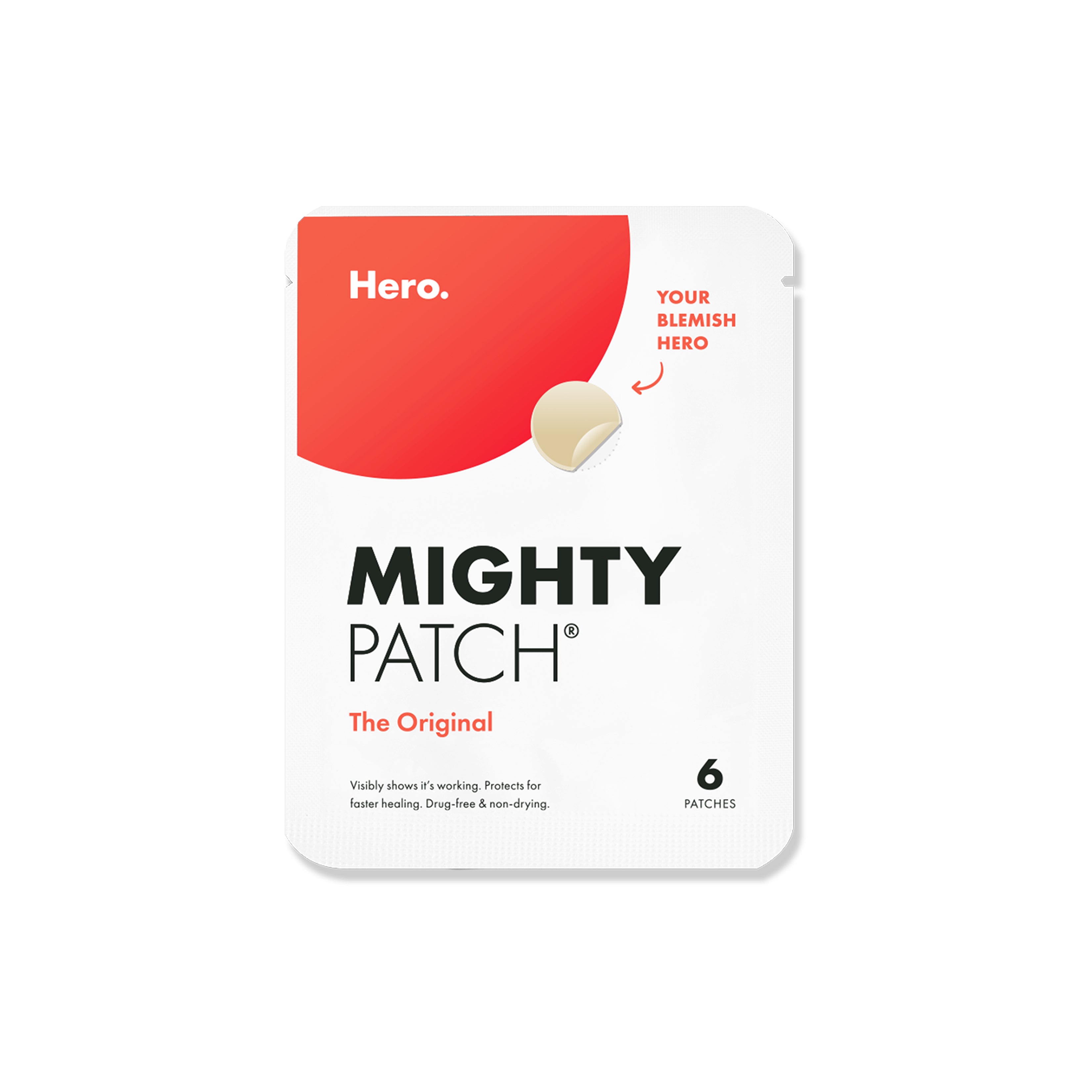 Mighty Patch™ Original 6 Patch Sachet | Hero Cosmetics